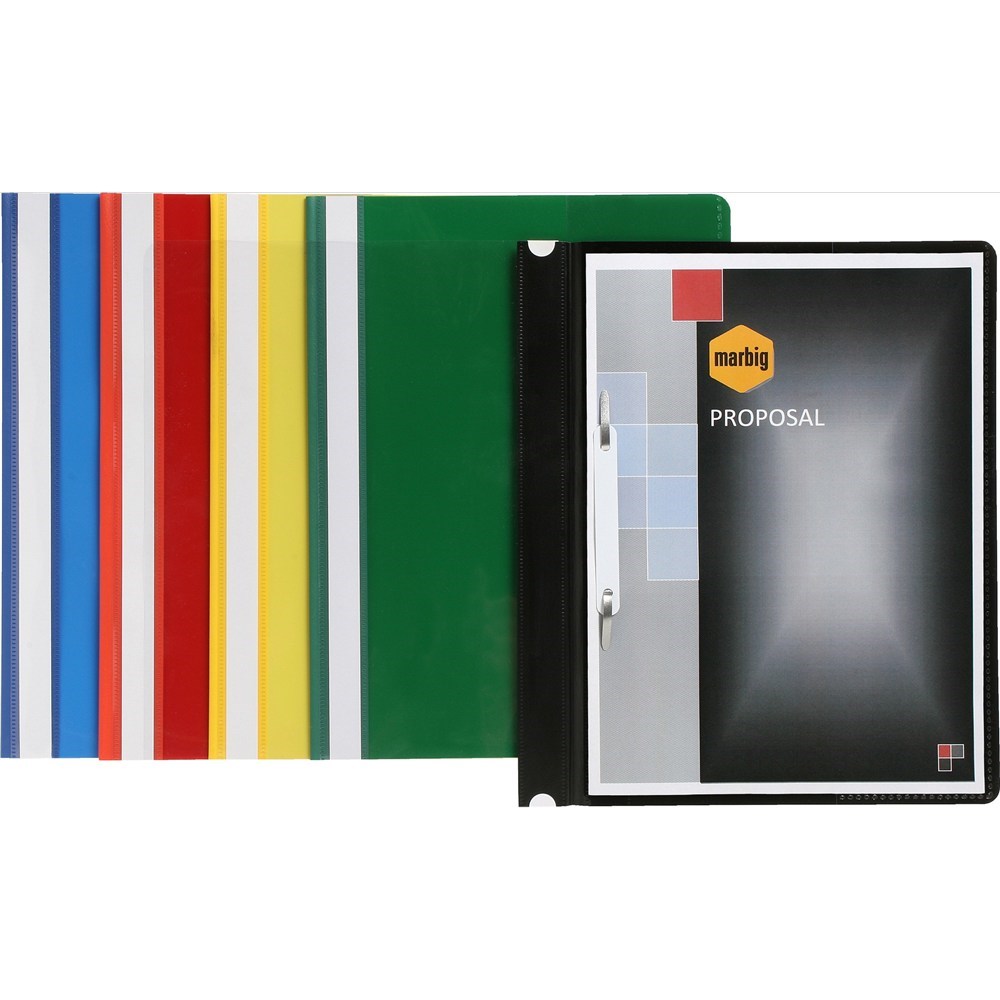 Files - Marbig Deluxe Flat File A4 With Clear Front Red - Office Choice ...
